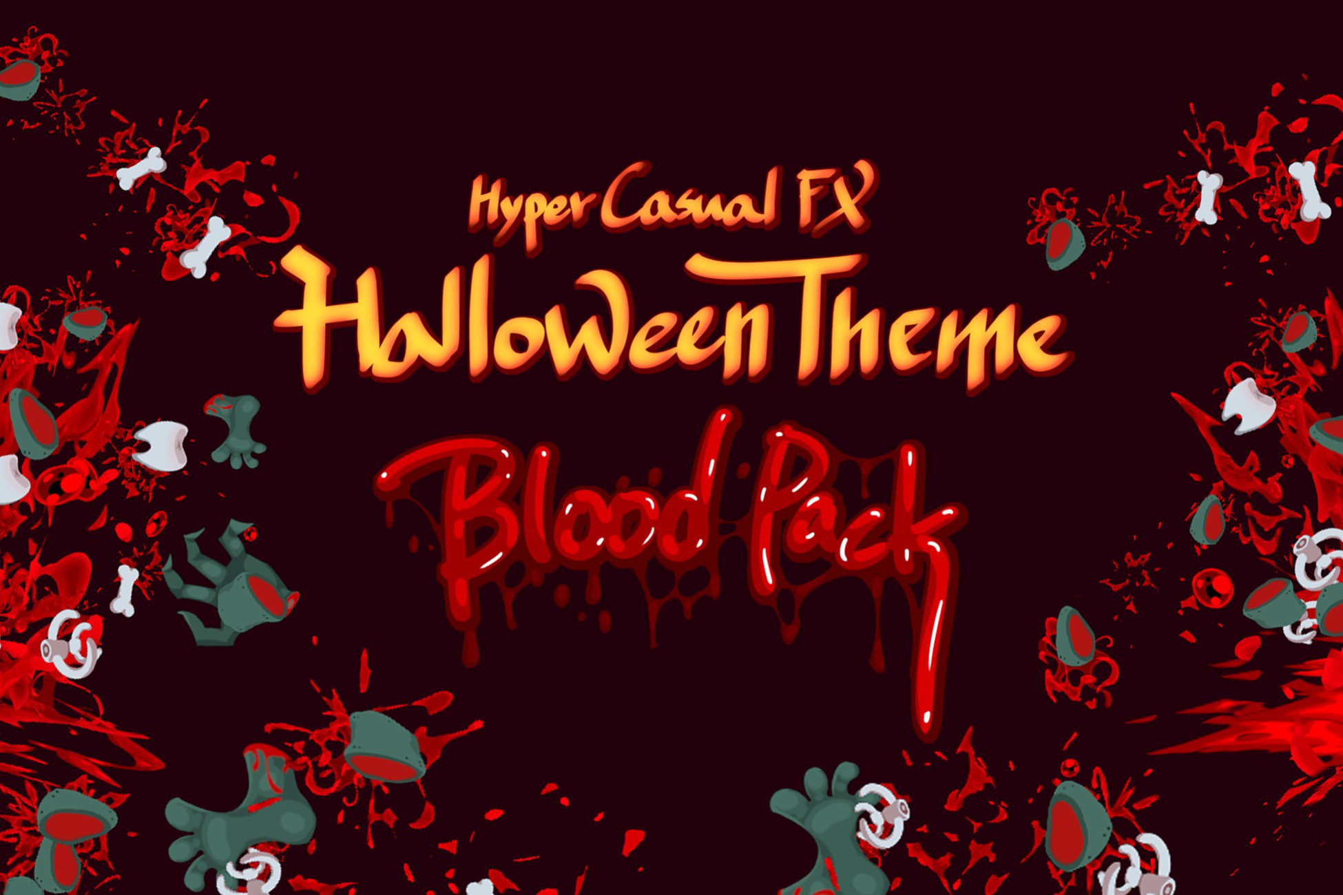 Hyper Casual FX - Halloween Theme - Blood Pack | VFX Particles | Unity ...