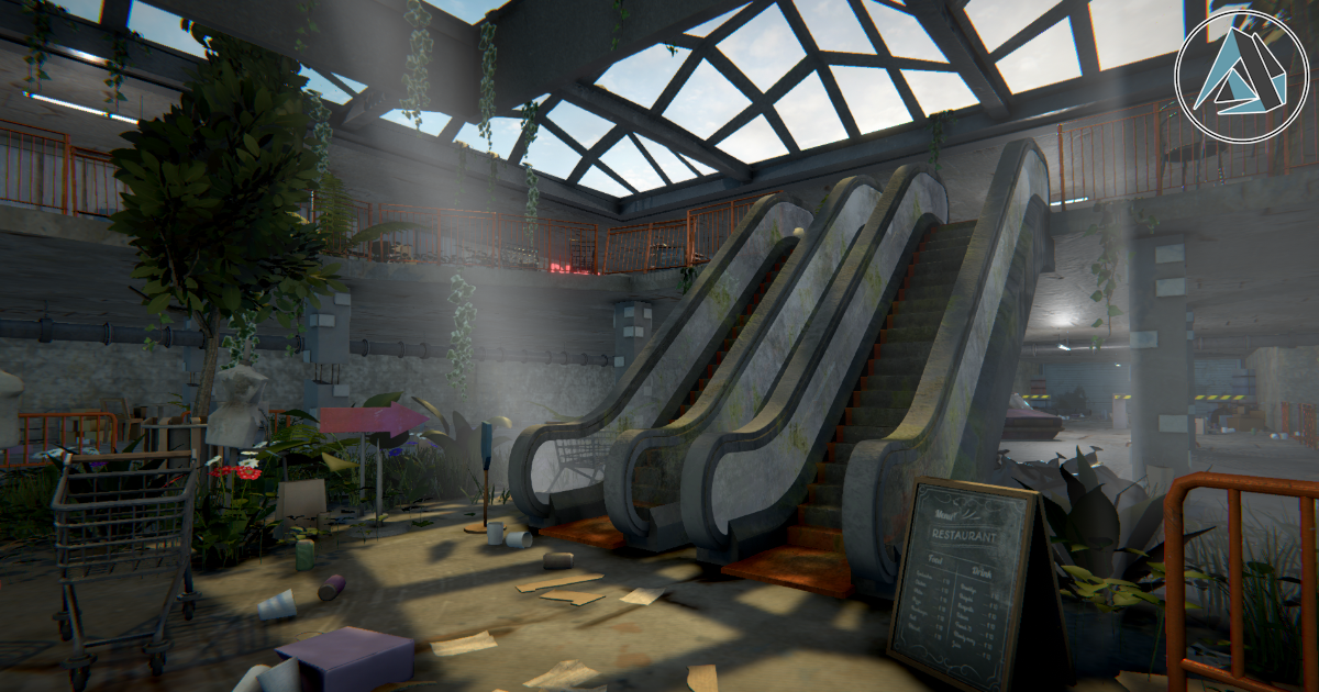 Realistic Post Apocalyptic Mall Asset Package | 3D Environments | Unity ...