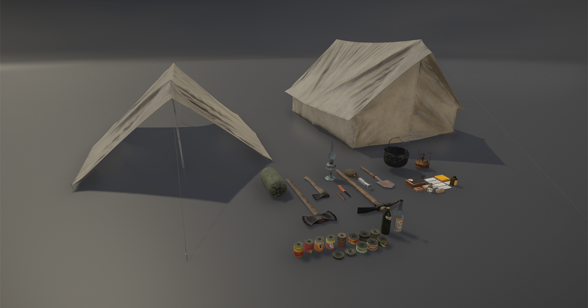 Realistic Survivor Pack | 3D Tools | Unity Asset Store