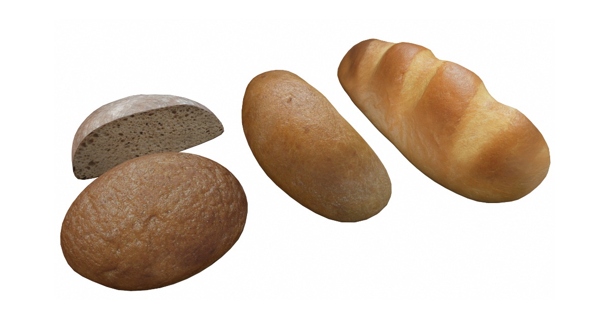 Realistic Bread 3D Models Pack HDRP | 3D Food | Unity Asset Store