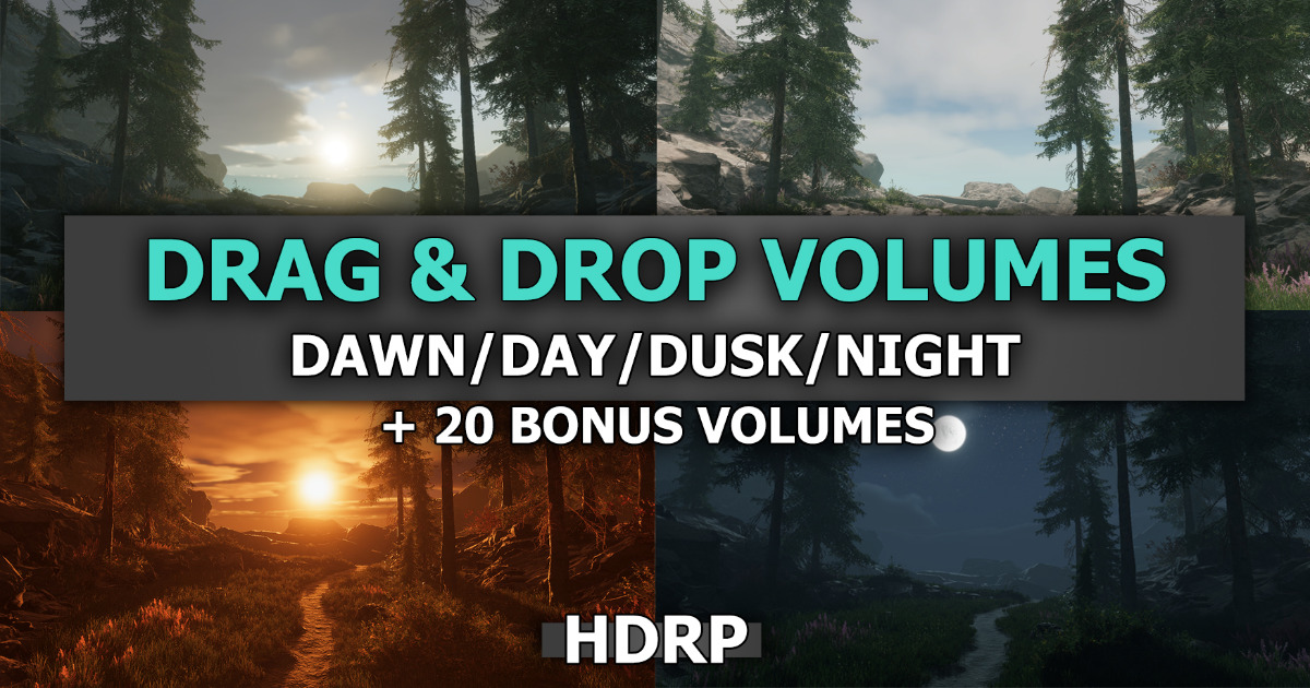 Drag&Drop Volumes | 카메라 효과 | Unity Asset Store