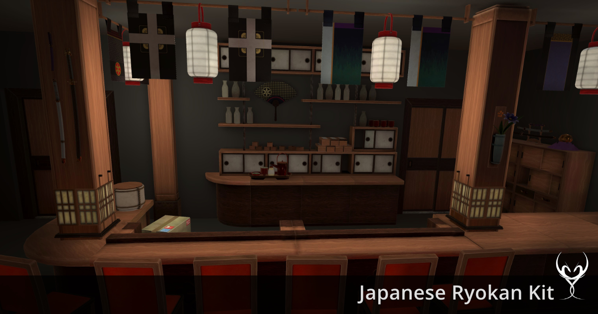 Japanese Ryokan Kit | 3D Furniture | Unity Asset Store