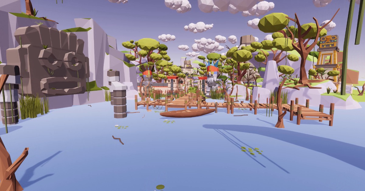 Low Poly Aztec Jungle Built-In | 3D 주변환경 | Unity Asset Store