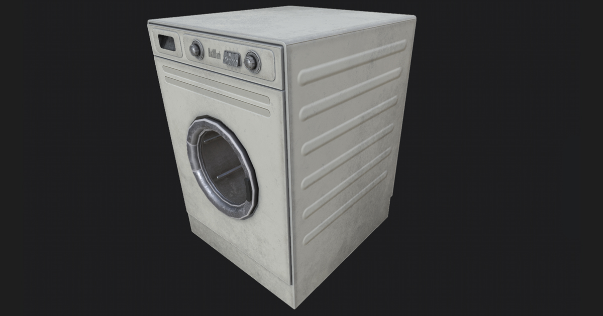 Washing Machine PBR | 3D Industrial | Unity Asset Store