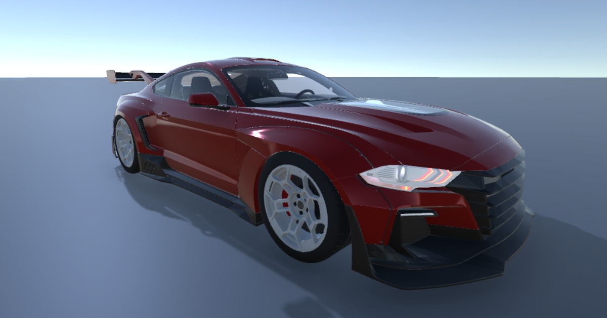 Widebody Modern Muscle Car | 3D Land | Unity Asset Store