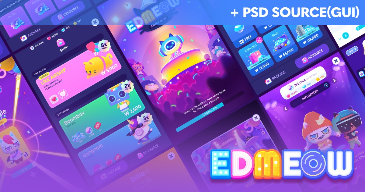 GUI - Neon2(+PSD) | 2D GUI | Unity Asset Store