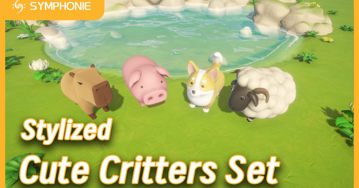 Stylized Cute Critters Set | 3D Animals | Unity Asset Store