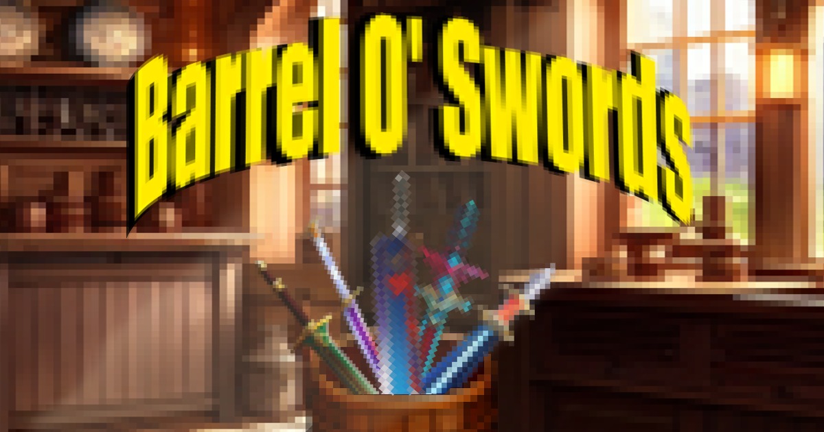 Barrel O' Swords V1 (64-Bit Pixel Items) | 2D Icons | Unity Asset Store