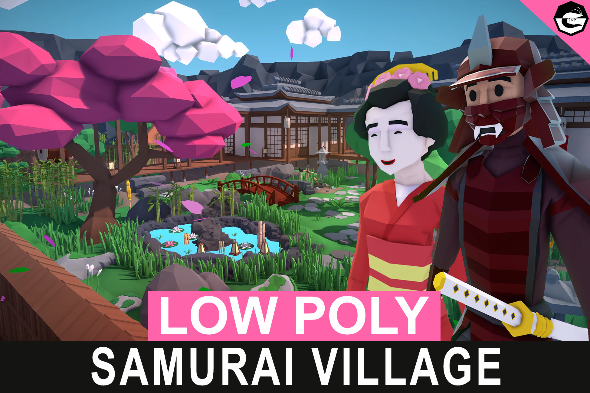 Low Poly Samurai Village | 3D Historic | Unity Asset Store