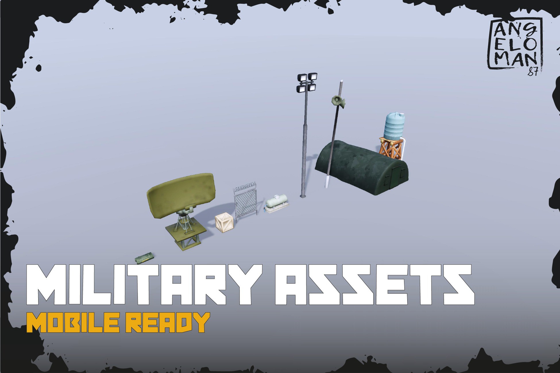 Military Assets (Mobile) | 3D Props | Unity Asset Store