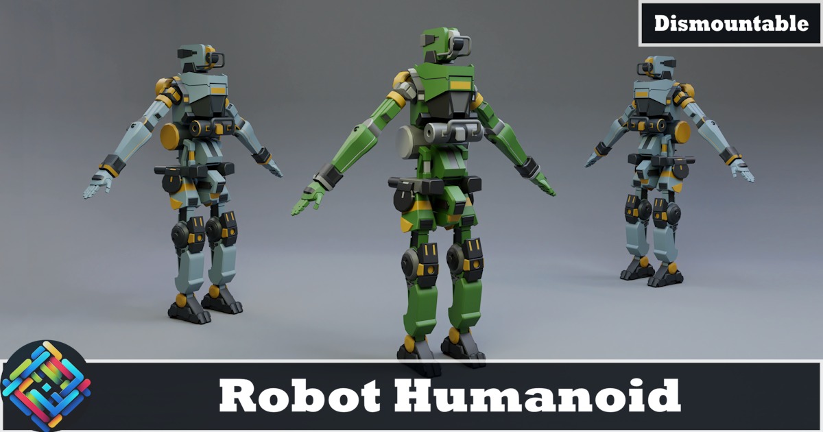 Robot Humanoid low_poly | 3D Robots | Unity Asset Store