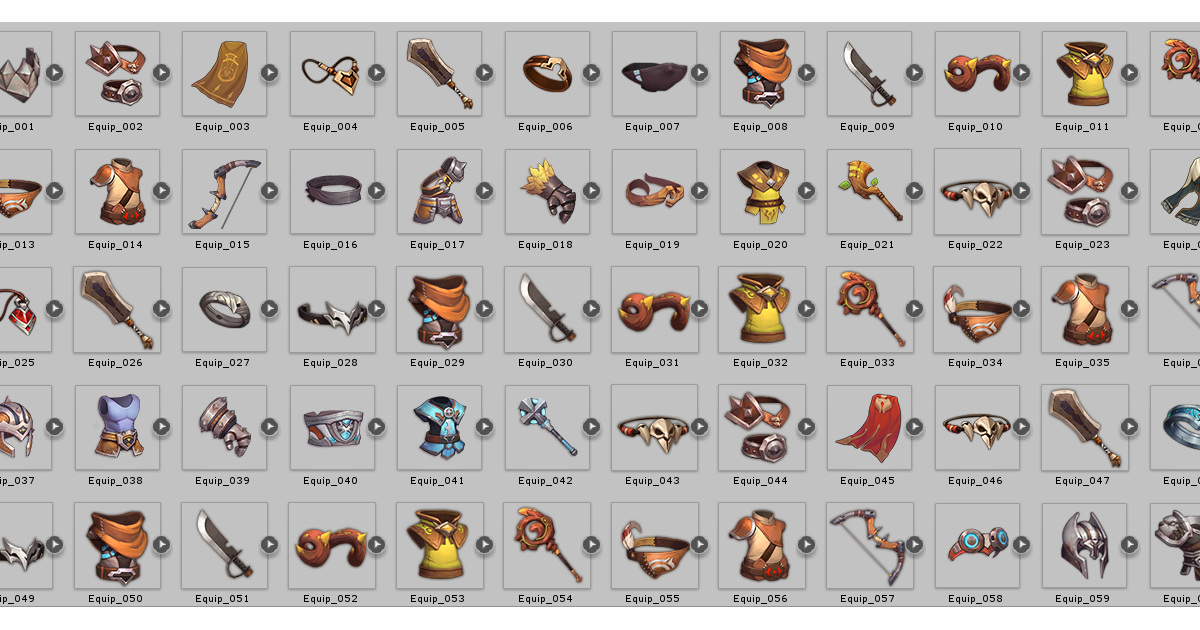200+ Equip Icons | 2D Icons | Unity Asset Store