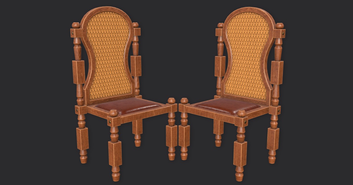 Medieval Chair_big | 3D Furniture | Unity Asset Store