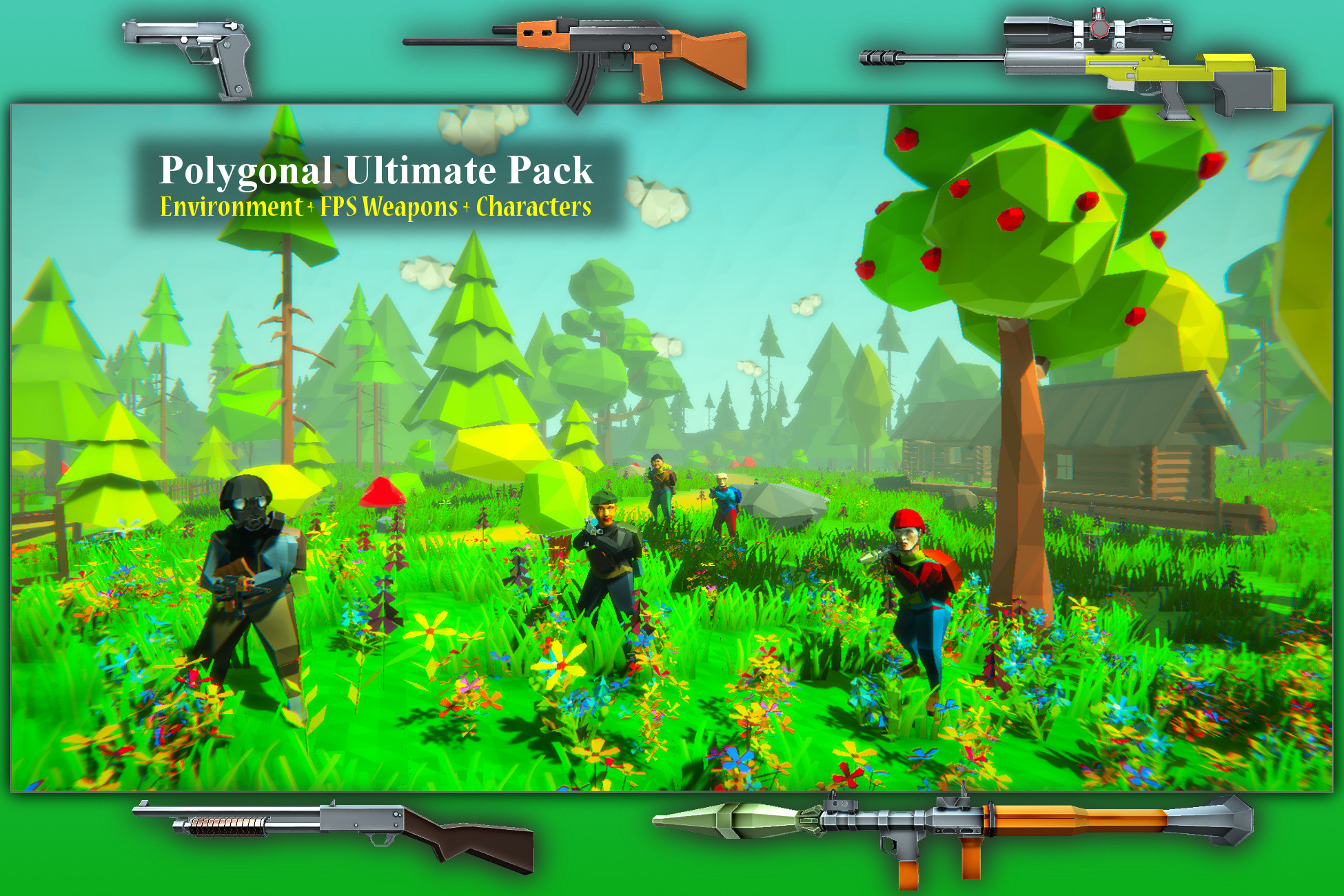 Polygonal Ultimate Pack | 3D Environments | Unity Asset Store