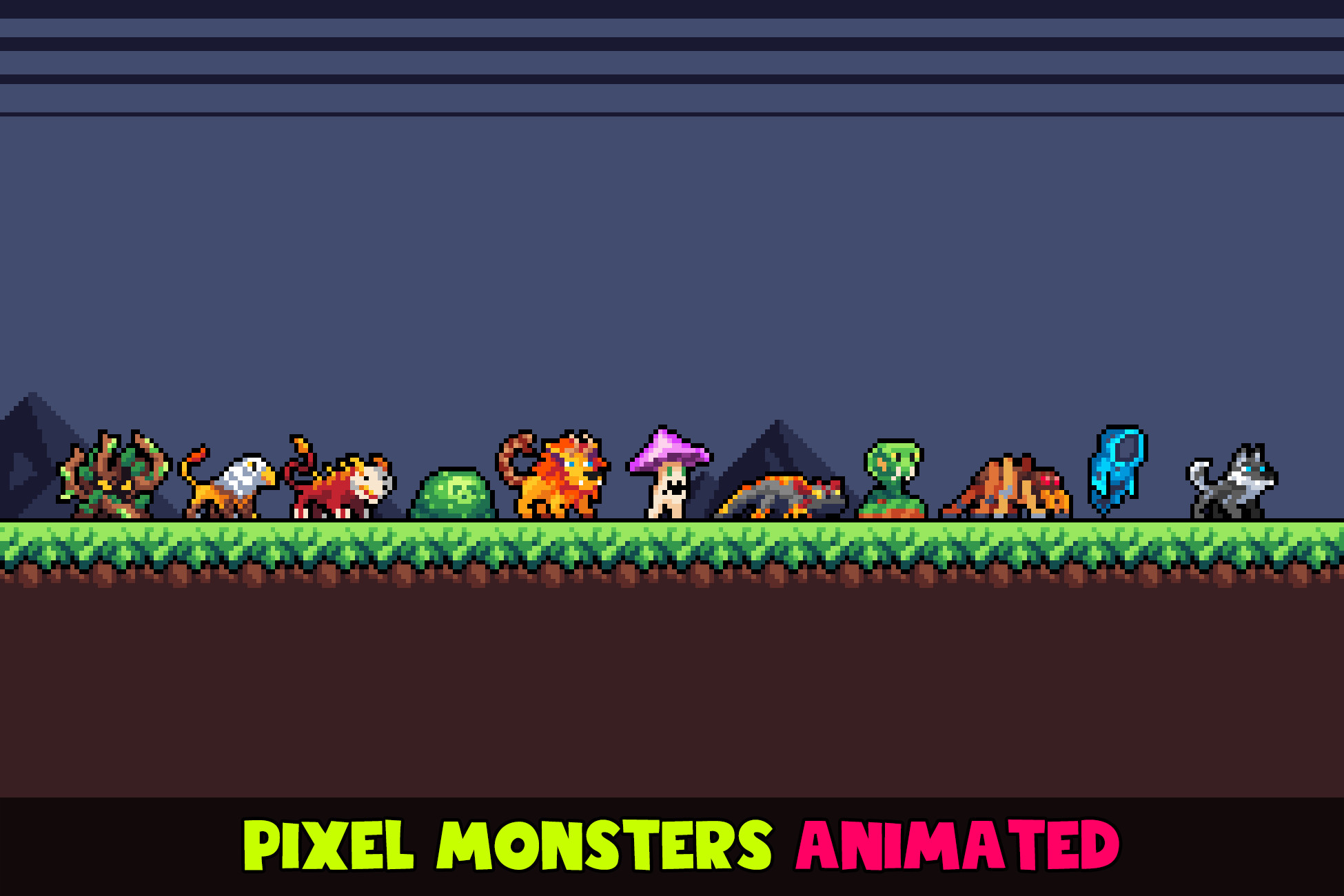 Pixel Monsters Animated Pack #2 | 2D Characters | Unity Asset Store