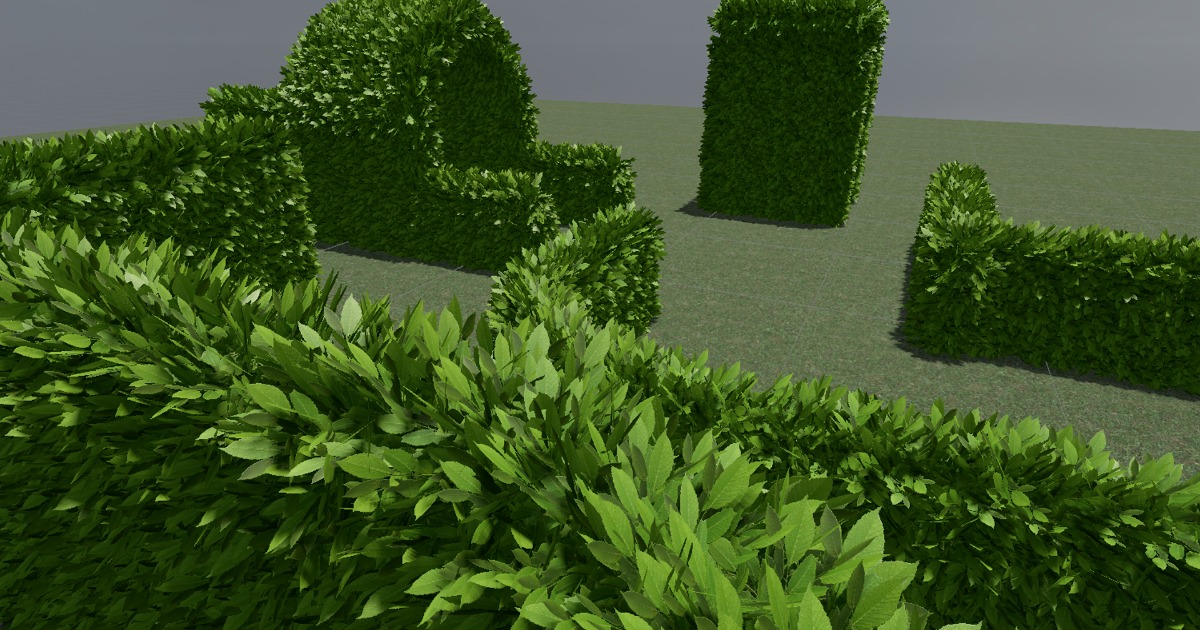 Modular Hedge | 3D Vegetation | Unity Asset Store