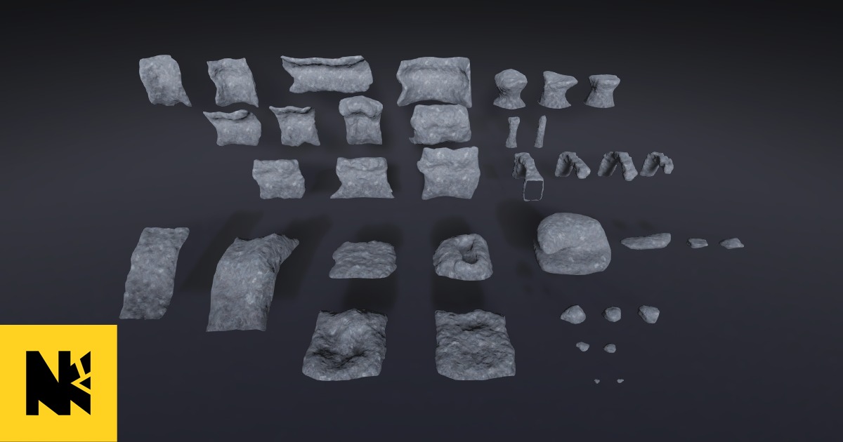 Environmental Rocks Pack Vol.2 - PBR | 3D Landscapes | Unity Asset Store