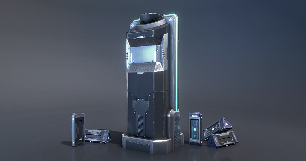 Sci-Fi Power Device | 3D Props | Unity Asset Store