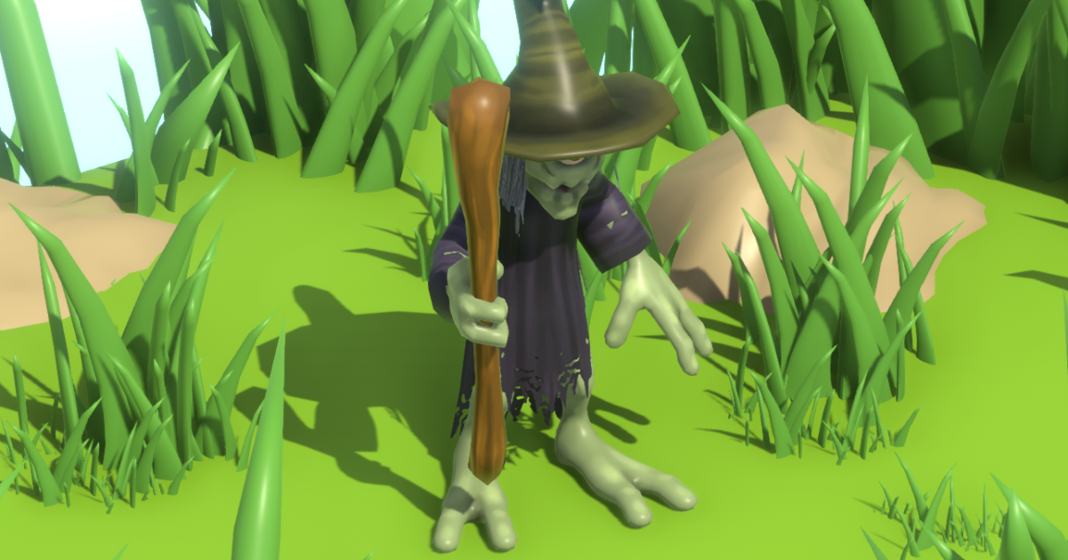 Witch - Casual Fantasy | 3D Creatures | Unity Asset Store