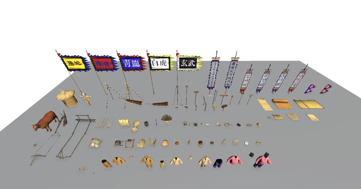 kcisa - Korean Traditional Festival | 3D Props | Unity Asset Store