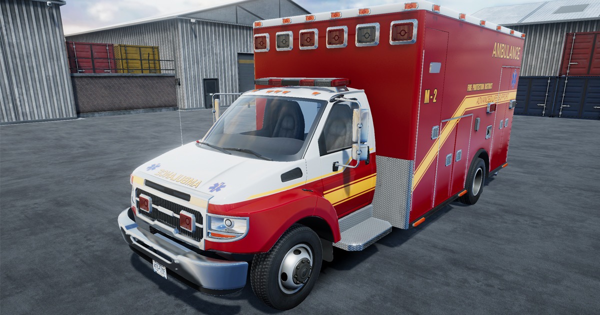 Ambulance Rescue truck | 3D Vehicles | Unity Asset Store