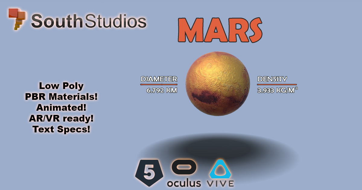 Animated Mars AR | 3D 주변환경 | Unity Asset Store