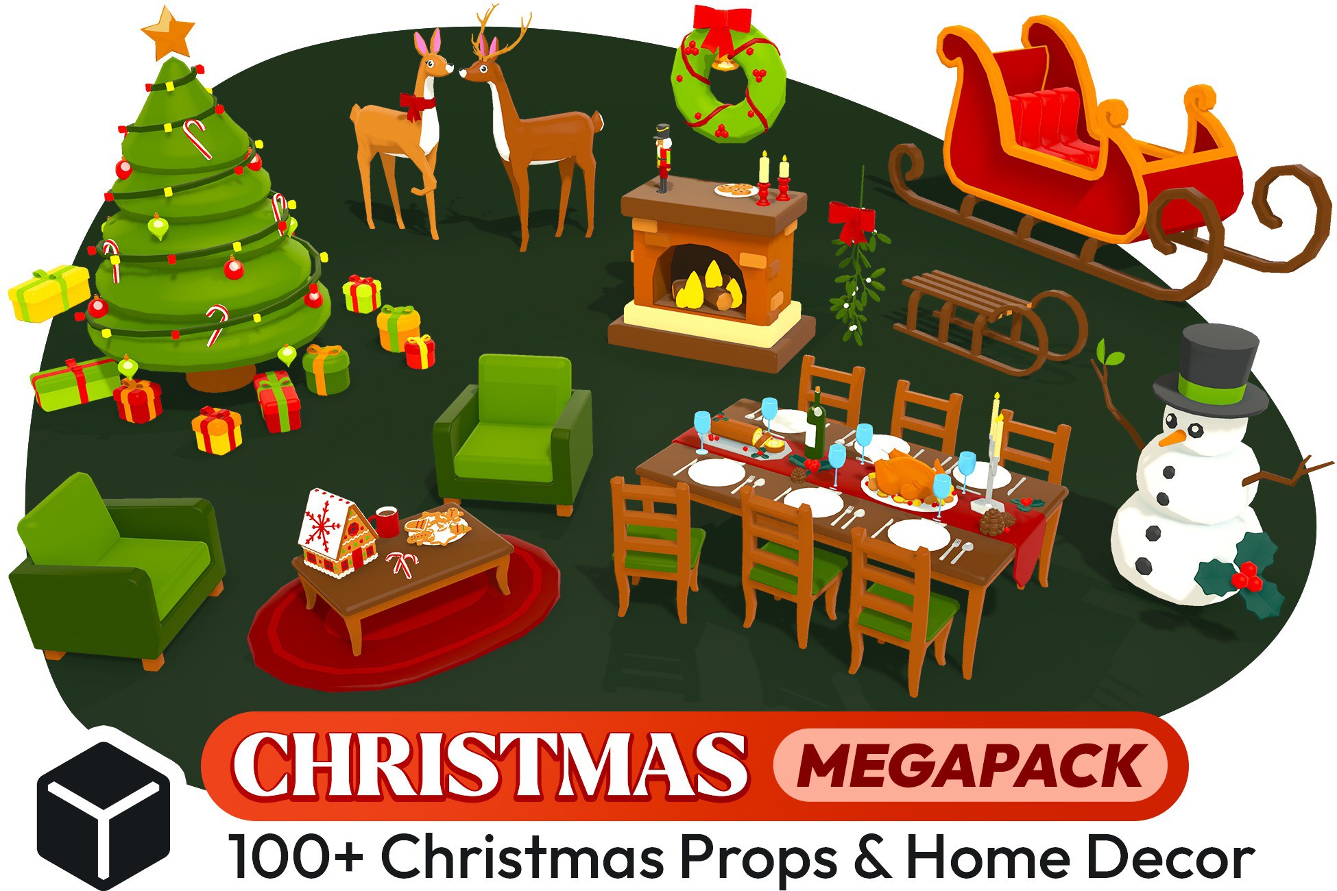 Christmas Mega Pack | 3D Props | Unity Asset Store