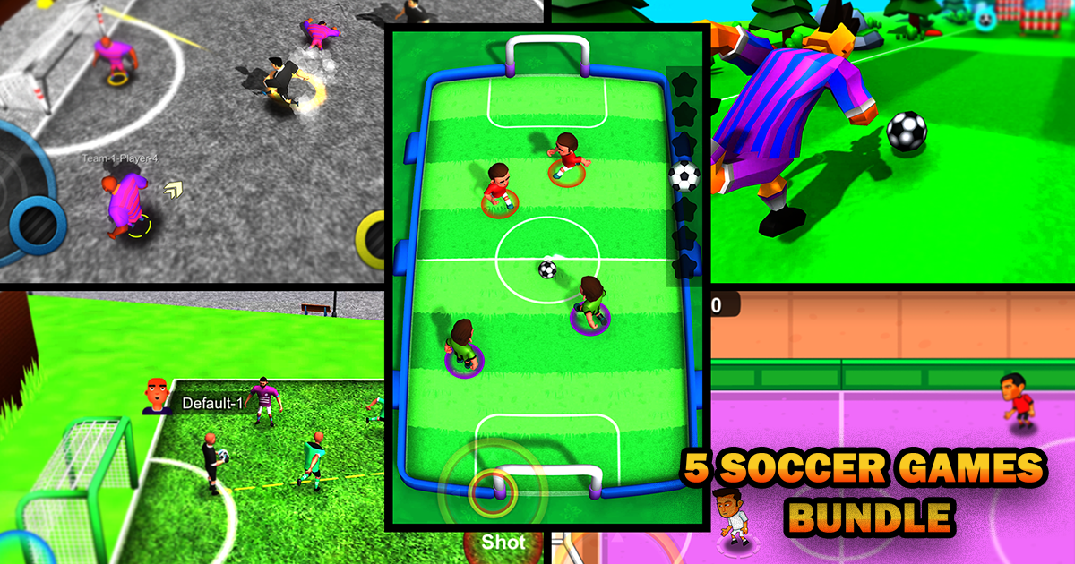 5 Soccer Games - Collection Bundle | Packs | Unity Asset Store
