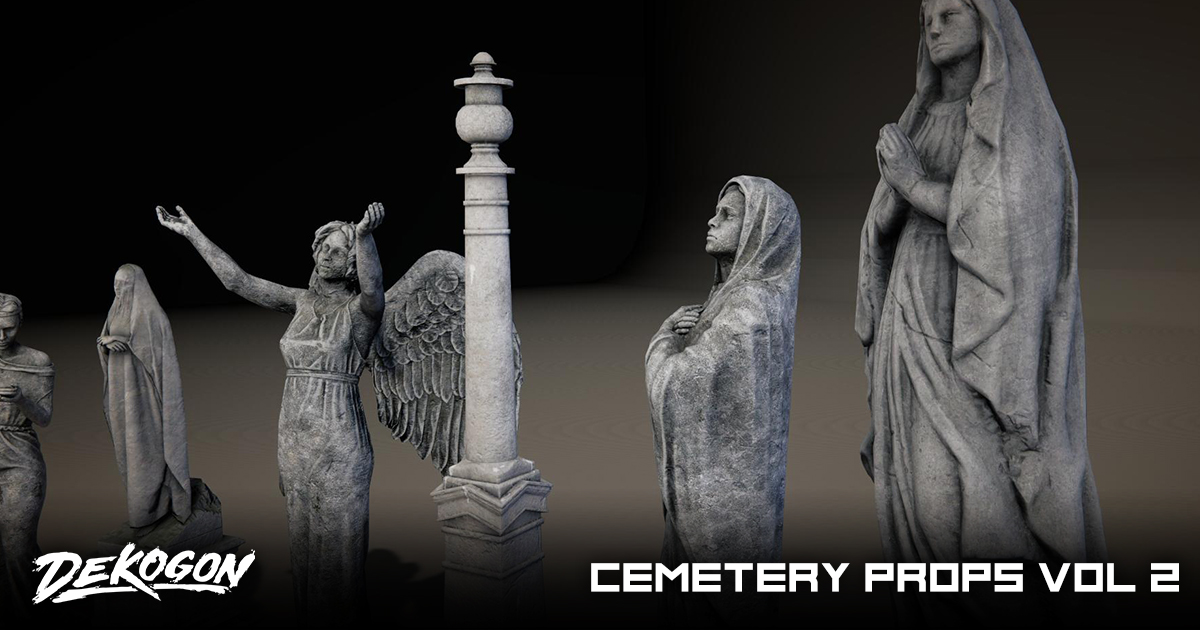 Cemetery - VOL.2 | 3D Props | Unity Asset Store