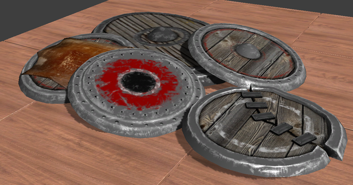 Ancient Shields Package | 3D Weapons | Unity Asset Store