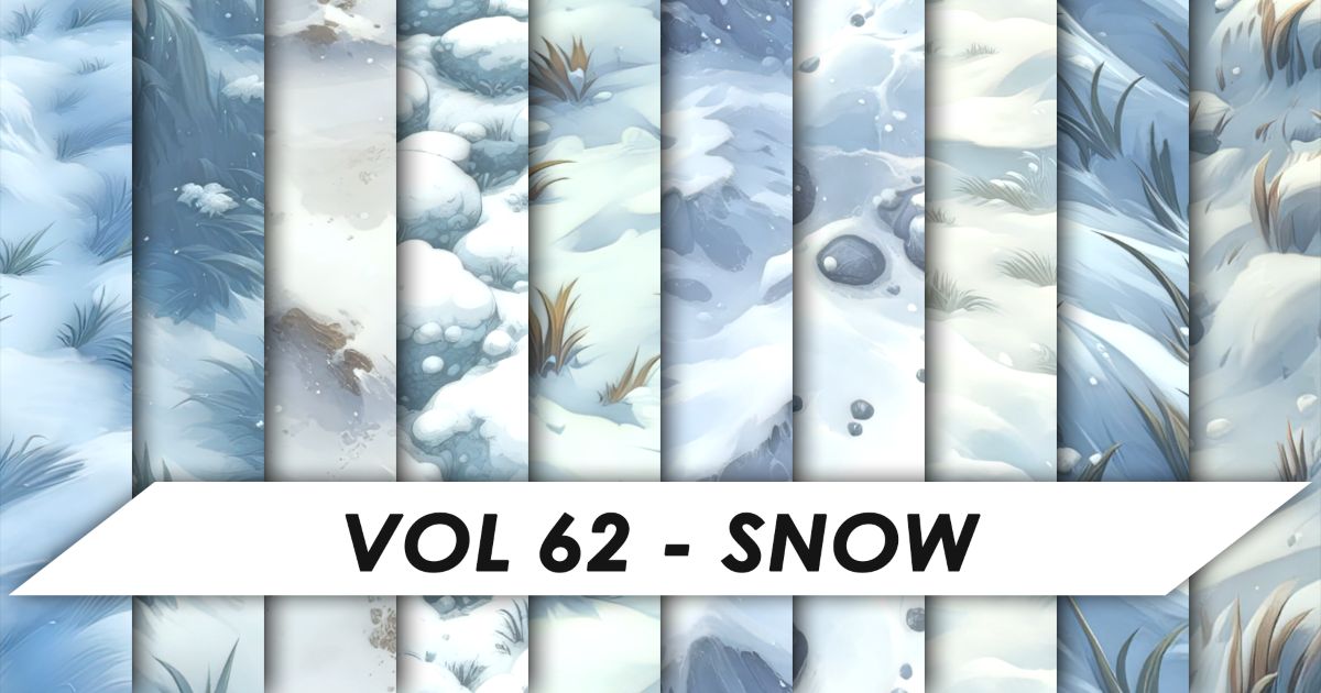 Stylized Textures - Vol 62 - Snow | 2D Textures & Materials | Unity ...