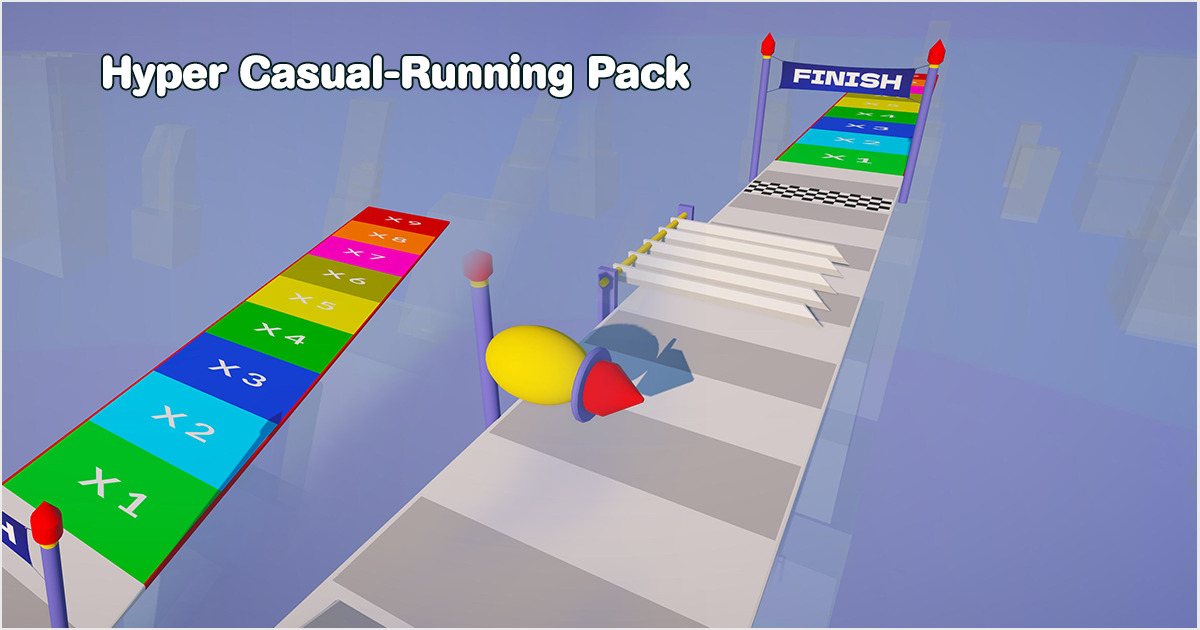 Hyper Casual Running Pack | 3D Environments | Unity Asset Store