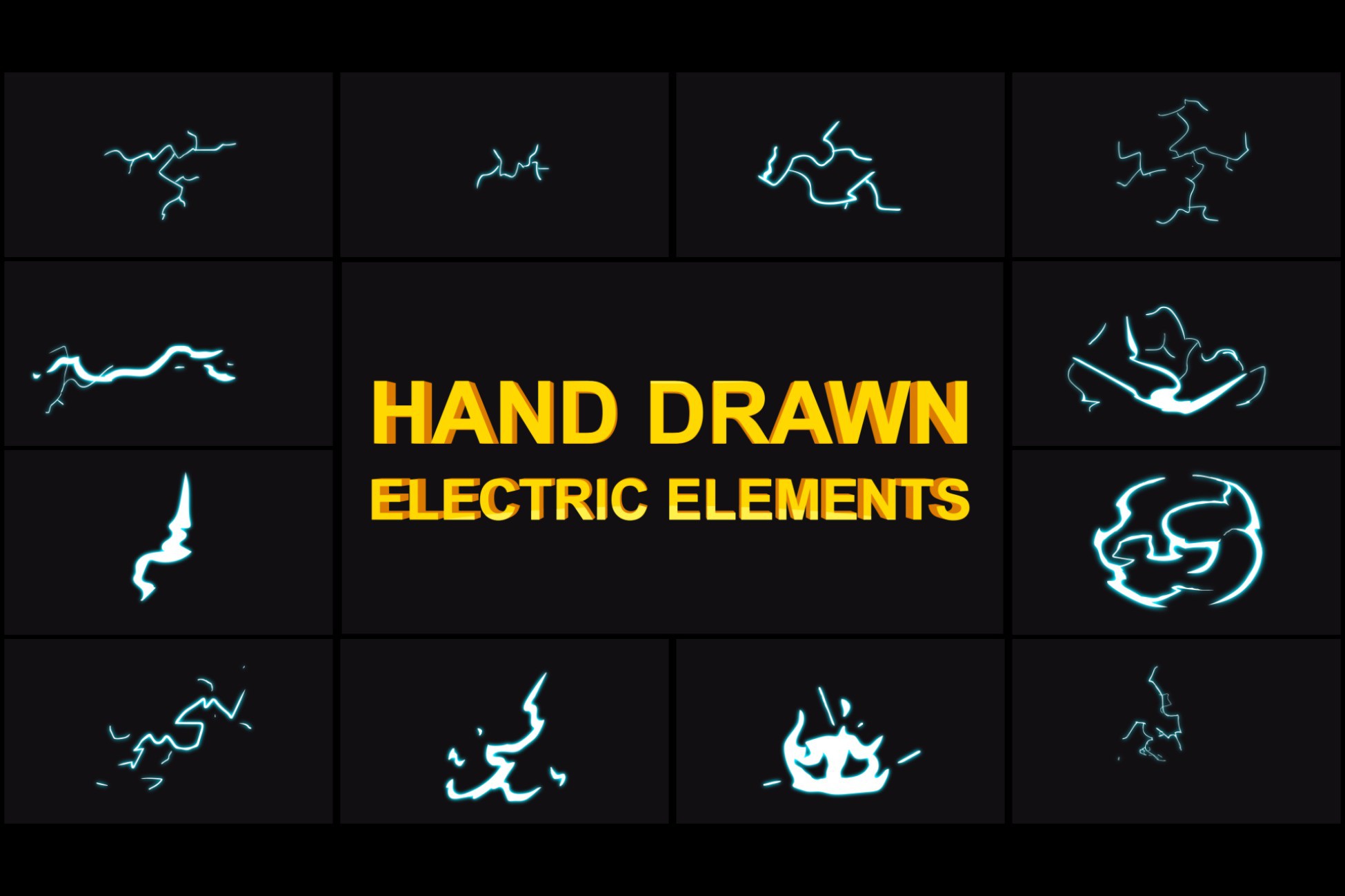 Hand Drawn Electric Elements Pack | VFX | Unity Asset Store