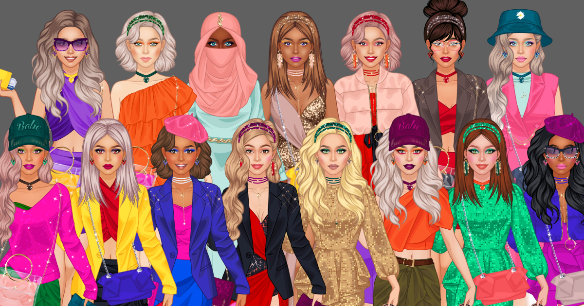 Fashion Show Girl Character | 2D Characters | Unity Asset Store