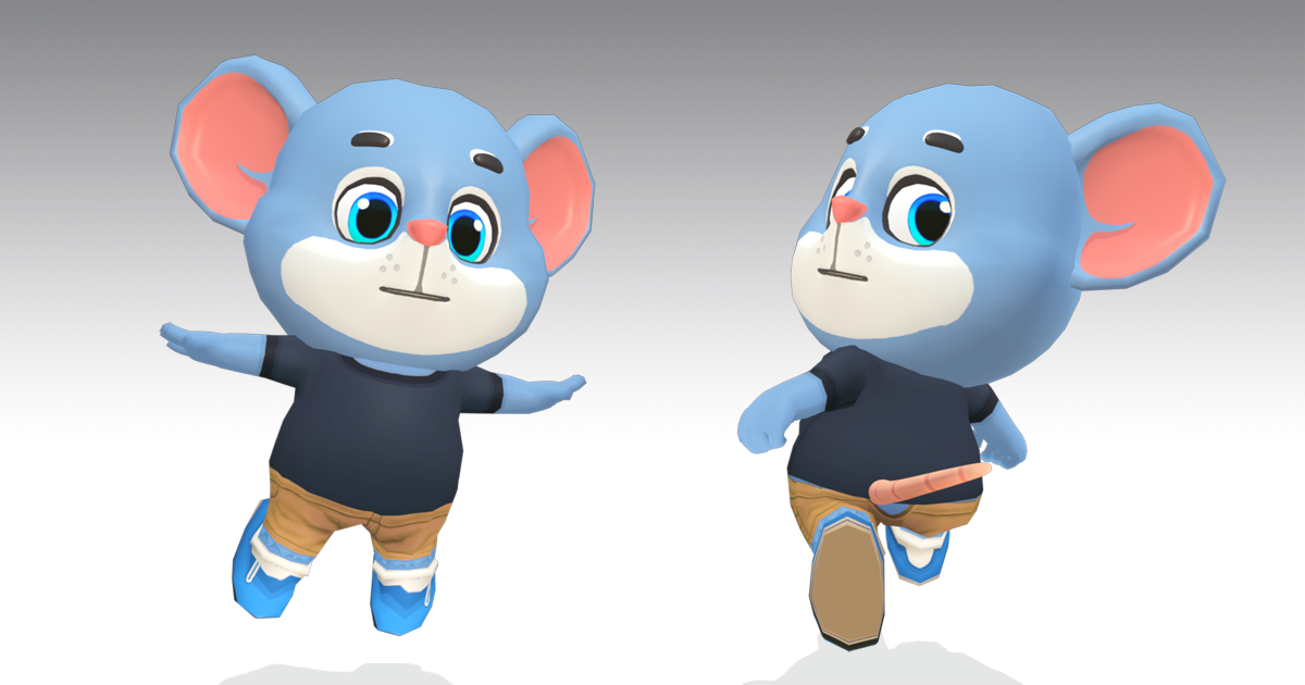 Mouse Rat Rodent Blue Animated | 3D Animals | Unity Asset Store
