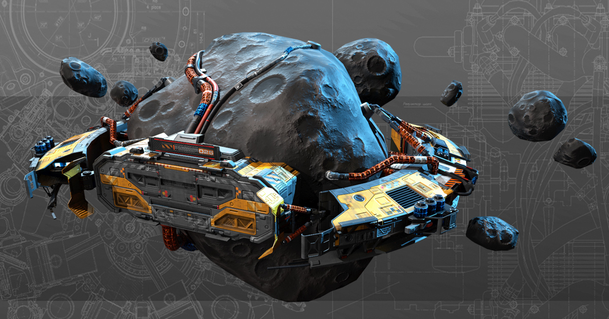 Asteroid Spaceport | 3D Space | Unity Asset Store