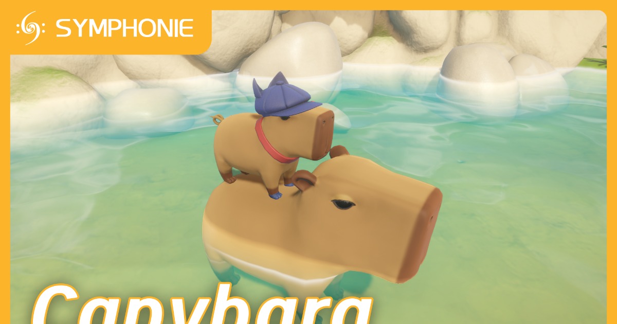 Capybara | Stylized Critters | 3D Animals | Unity Asset Store