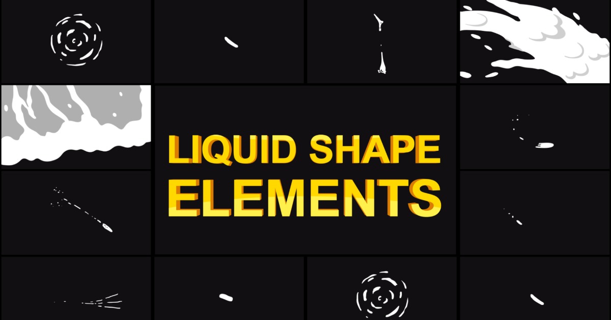 Liquid Shape Elements | Fire & Explosions | Unity Asset Store