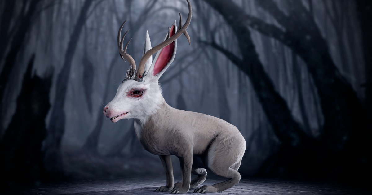 Undead Rabbit / Jackalope | 3D Creatures | Unity Asset Store