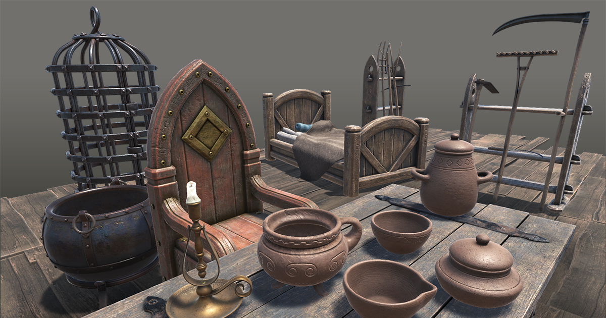 Medieval Vol.1 | 3D Tools | Unity Asset Store