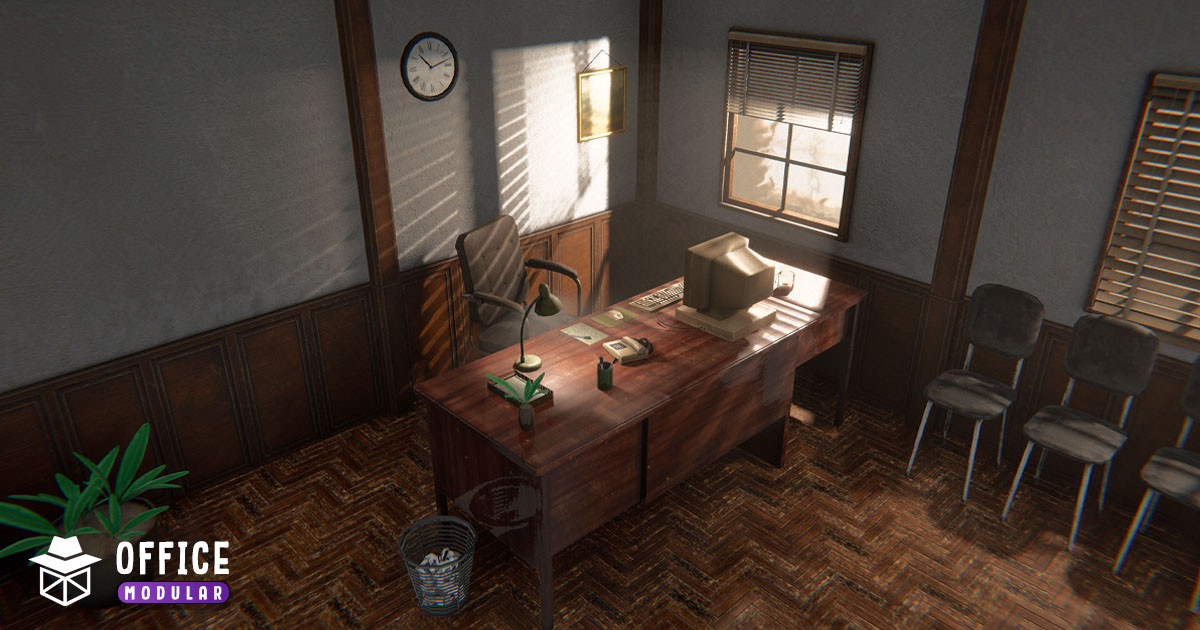Modular Office Interior - Complete Environment Pack | 3D 도시 | Unity ...