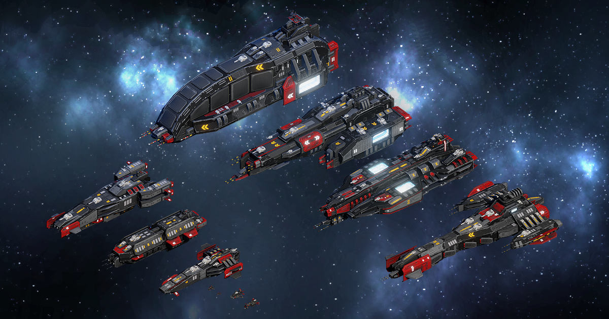 Spaceship Pirate Fleet Collection I | 3D Space | Unity Asset Store