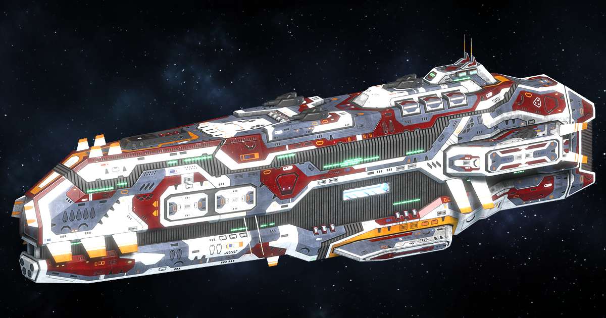 Spaceship Rampant Cruiser | 3D Space | Unity Asset Store
