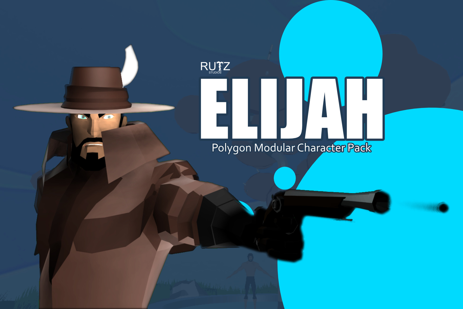 Elijah - Polygonal Modular Character | 3D 캐릭터 | Unity Asset Store