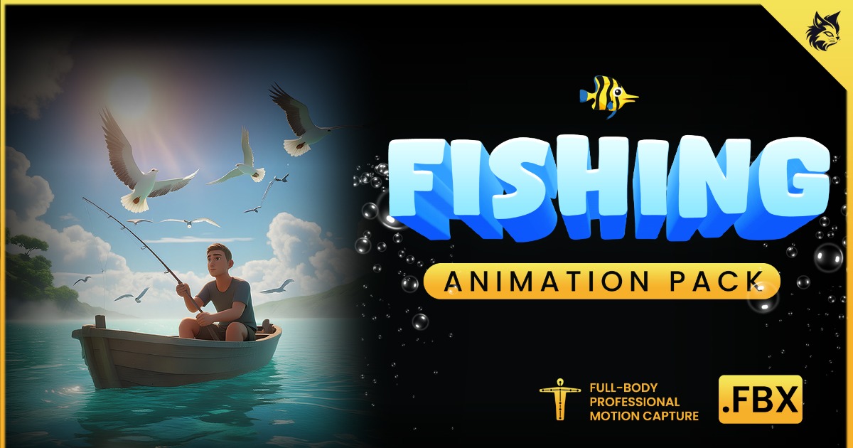 Fishing Animation Pack | 3D Animations | Unity Asset Store