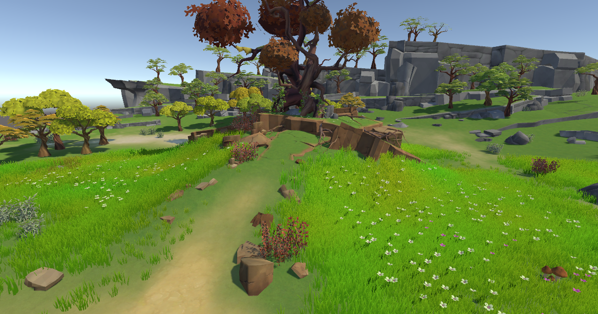 Cartoon Style Nature Pack | 3D Fantasy | Unity Asset Store