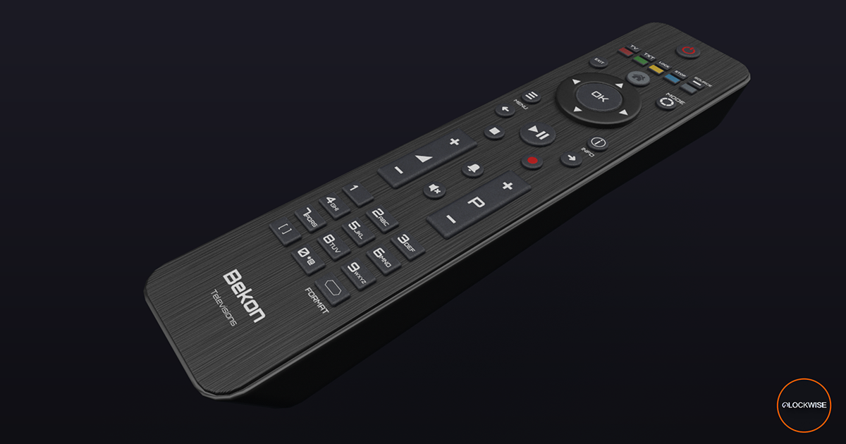 TV remote | 3D Electronics | Unity Asset Store