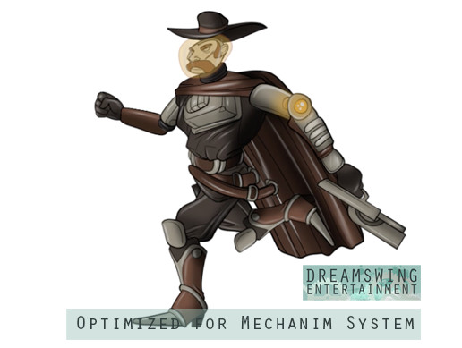 Animated 2D Character - Space Cowboy | 2D Characters | Unity Asset Store