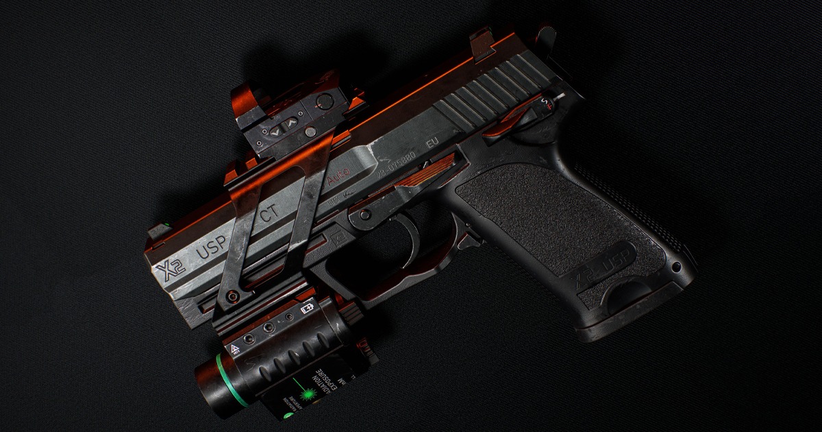SOW USP-X2 Pistol - Models and Textures | 3D Guns | Unity Asset Store