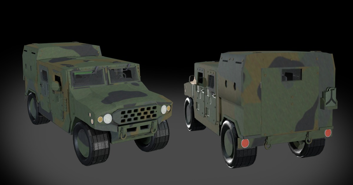 Korean Army Light Tactical Vehicle_AdditionalPack.Ver1 | 3D Vehicles ...